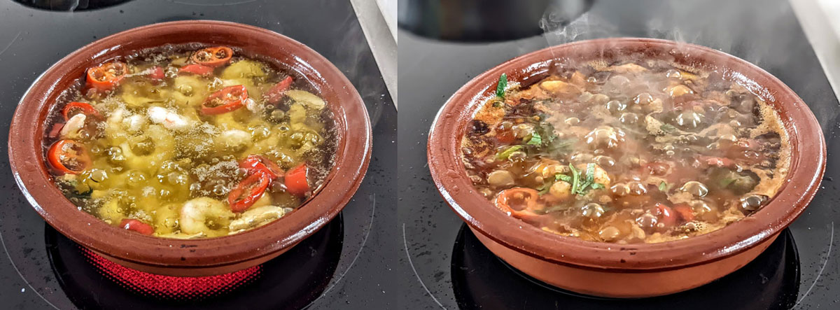 Przepisy: Gambas pil pil - krewetki pil pil